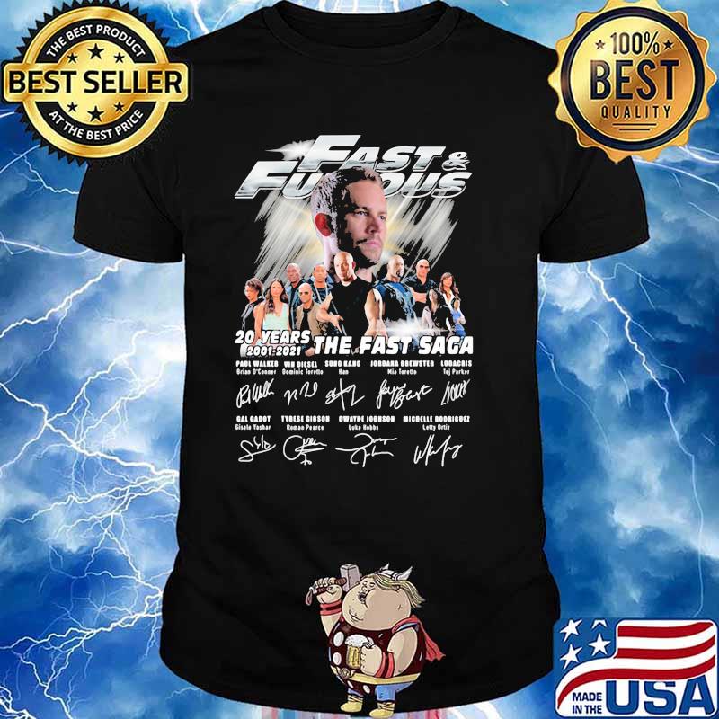 Fast And Furious 20 Years 2001 2021 Signature Saga Shirt, hoodie ...