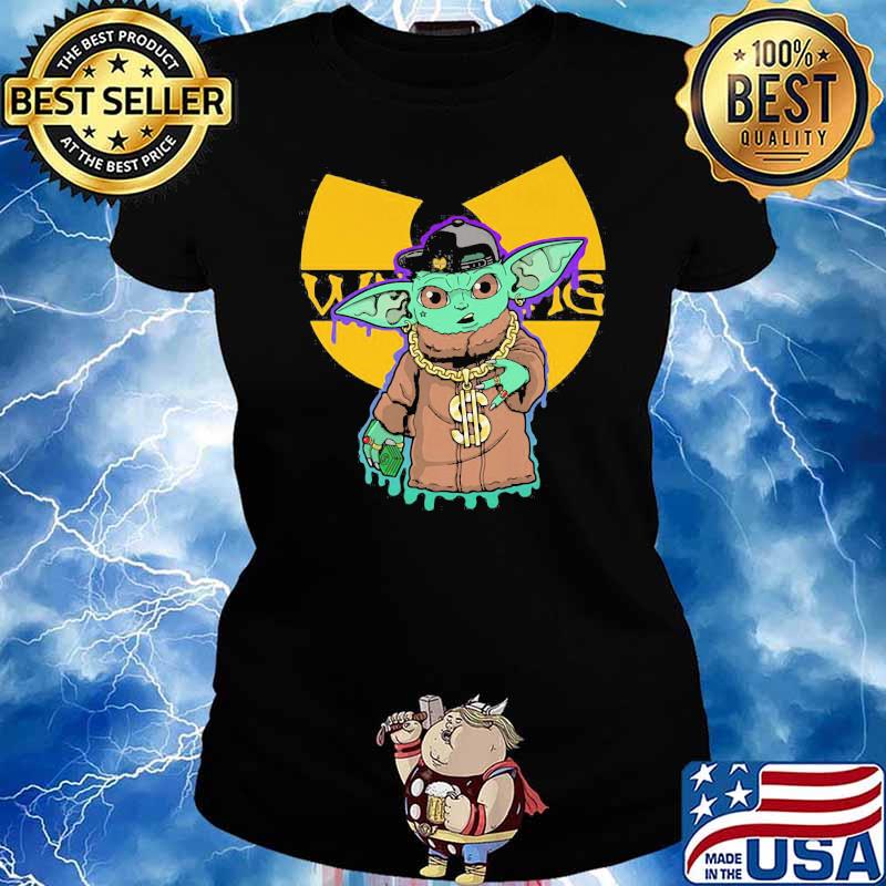 Baby Yoda Wu Tang Clan Logo Shirt, hoodie, sweater, long sleeve and tank top