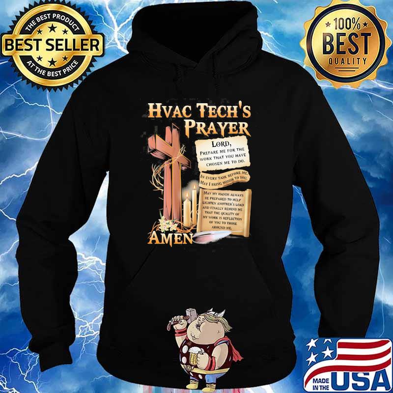 Hvac Tech' Prayer Amen Lord Shirt, hoodie, sweater, long sleeve and ...