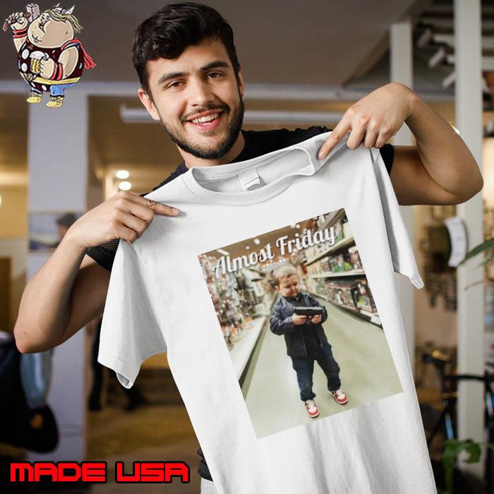 Hasbulla Magomedov with gun almost friday shirt, hoodie, sweater, long ...