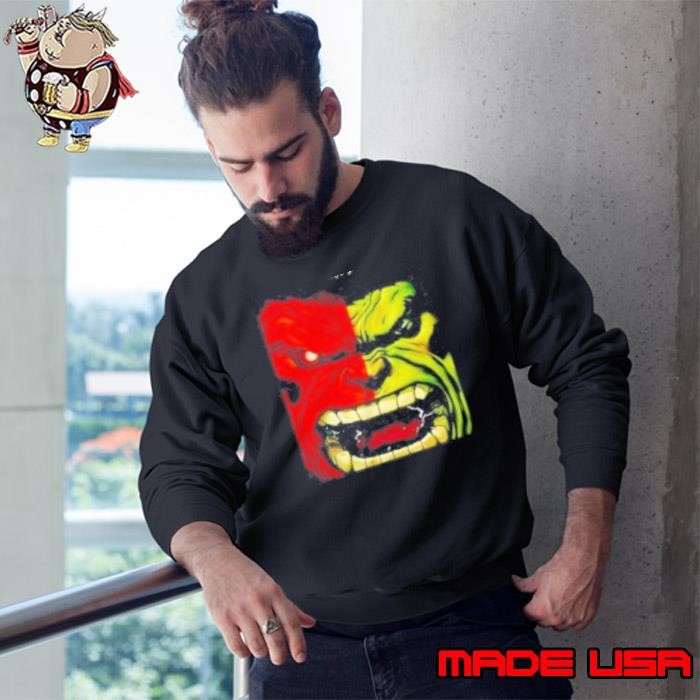 Red Hulk Green Hulk Marvel Shirt, hoodie, sweater, long sleeve and tank top